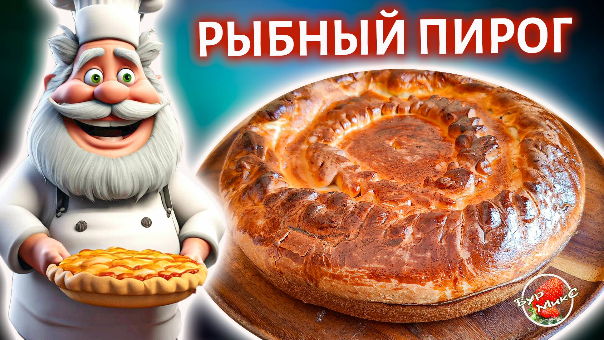 Очень вкусный, сочный и нежный рыбный пирог в духовке