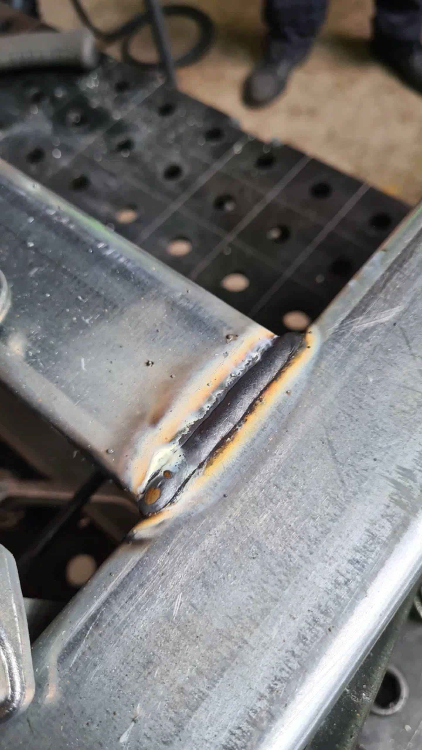 Варим оцинковку в режиме SRS