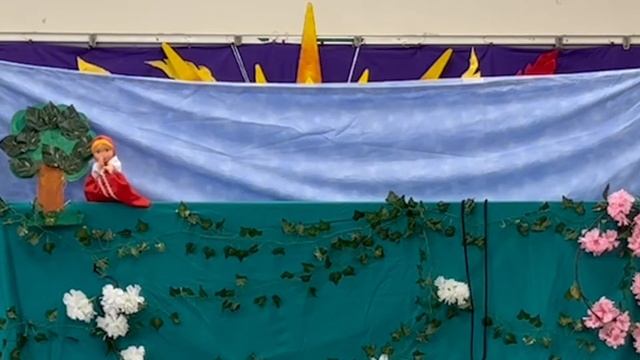 Сказка " Морозко " . Детский кукольный театр.