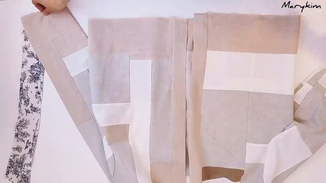 Весенняя куртка своими руками из обрезков ткани | Простое руководство по шитью от Мэри Ким