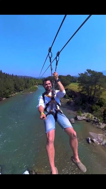 Зип-лайн на реке Копрючай. Турция. Май 2025.
#turkey2025 #турция2025 #рафтинг #zip-line