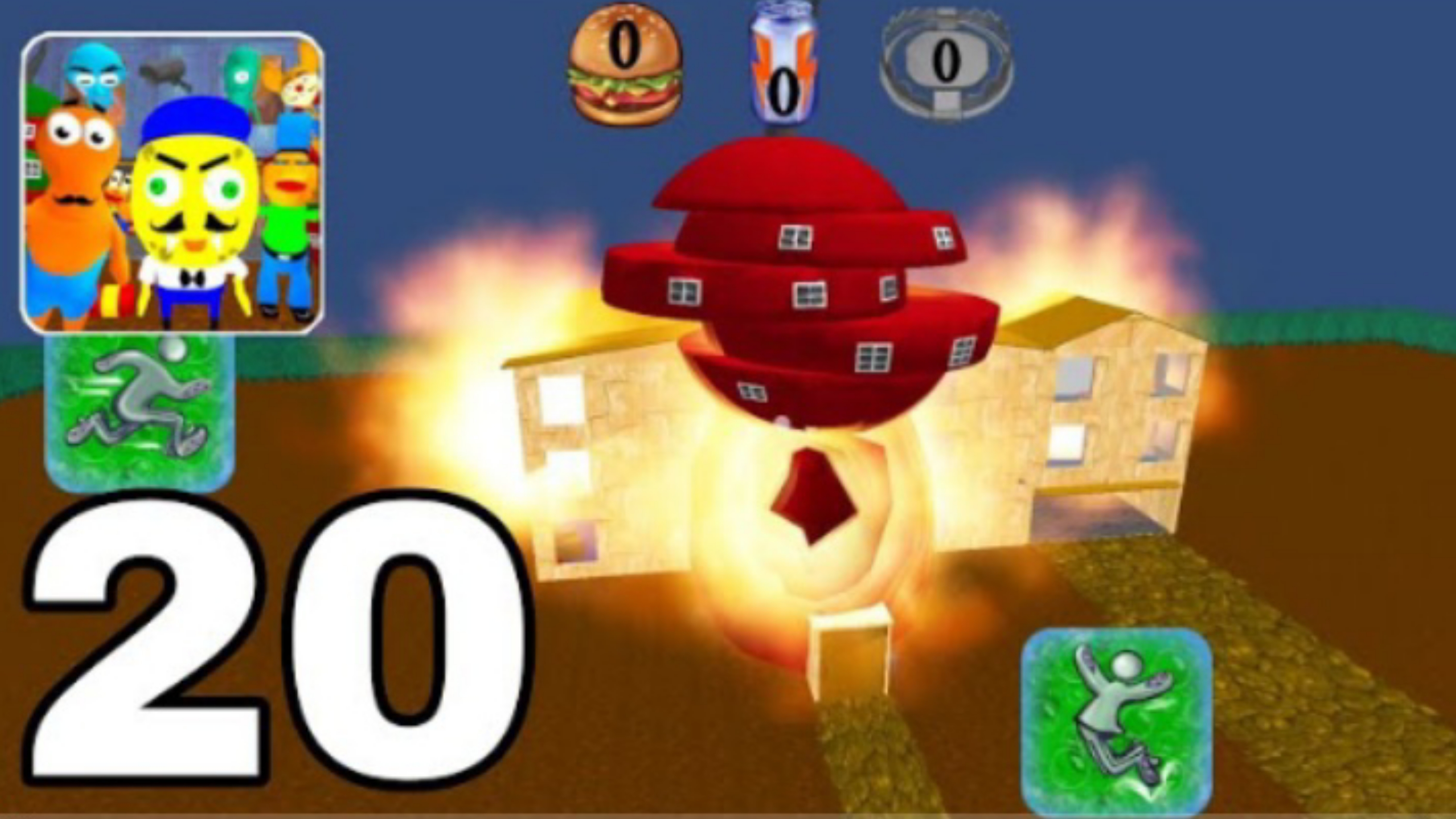 Sponge Neighbor Escape 3D New Update Gameplay Level 20