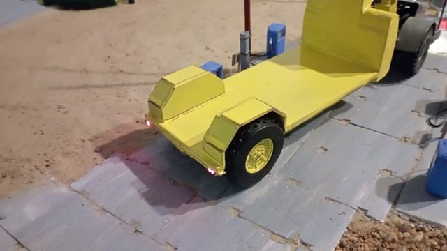 Прицеп-Платформа для тягача МОАЗ RC. 1:43. Самоделка.