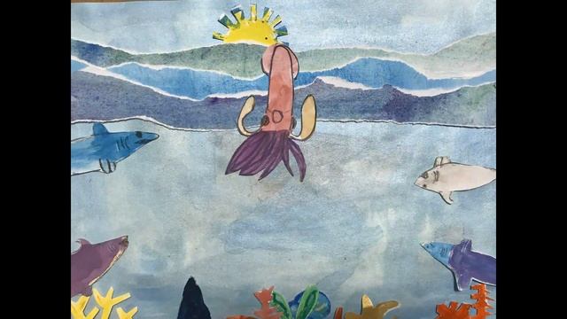 Мультфильм "Морские обитатели". гр. "КОТЯТА".