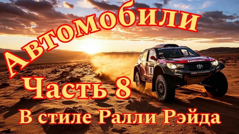 Автомобили в стиле Ралли Рэйда. Часть 8. нейросеть.