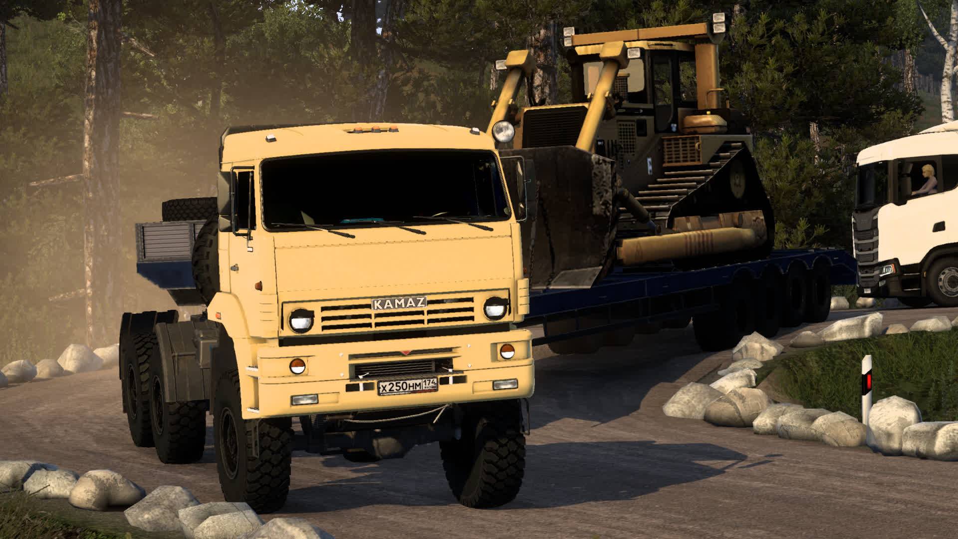 294 / ETS2 1.53 / Суровая Россия Забайкалье "R7" / КАМАЗ 65225 БАТЫР / На Восток.