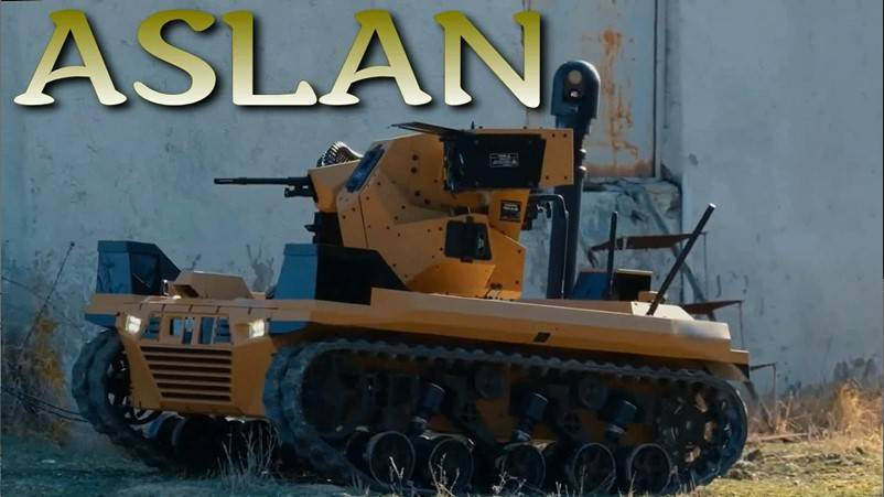 ASLAN - турецкий наземный боевой робот