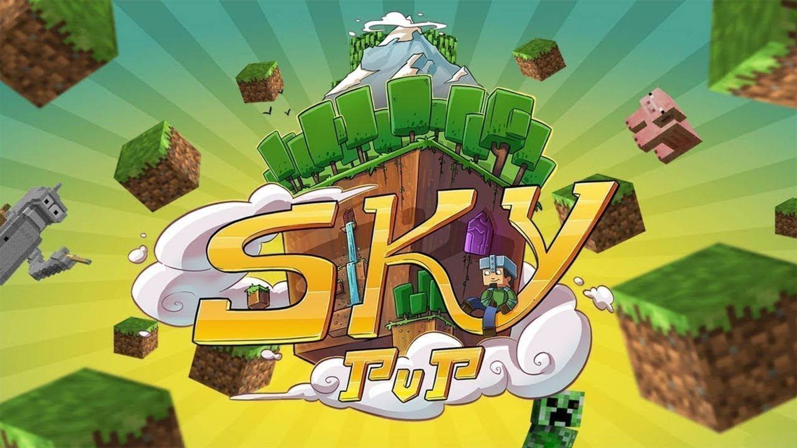 Играю в Sky PvP на сервере VimeMC в Майнкрафте