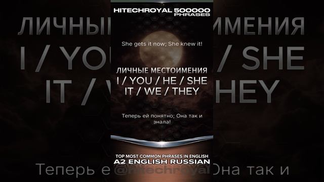 Учи местоимения в жизненных коротких фразах -  I YOU HE SHE - Как легко учить английские слова