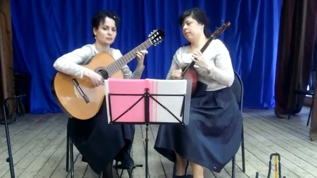 #Зацепин_песенка_о_медведях #Дуэт_домра_гитара муз. А. Зацепина "Песенка о медведях"