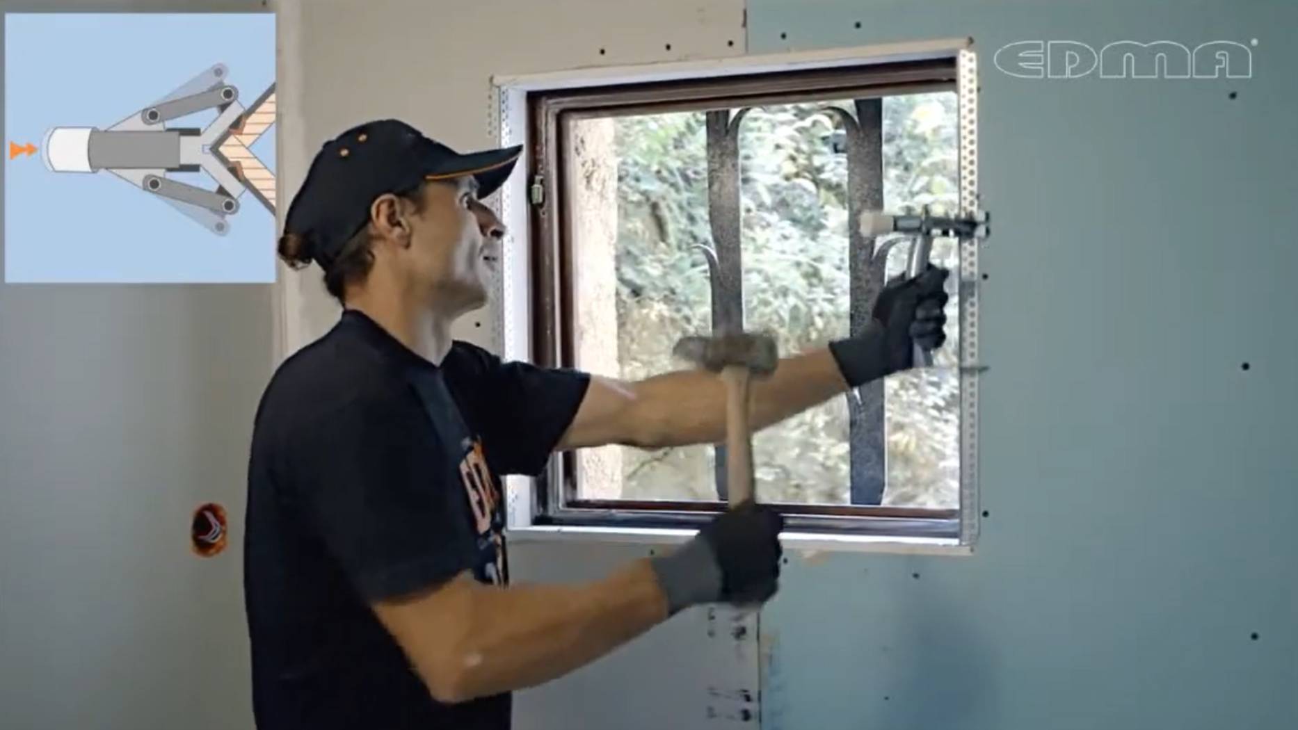 Инструмент для монтажа угловых профилей EDMA Corner Fix 062855