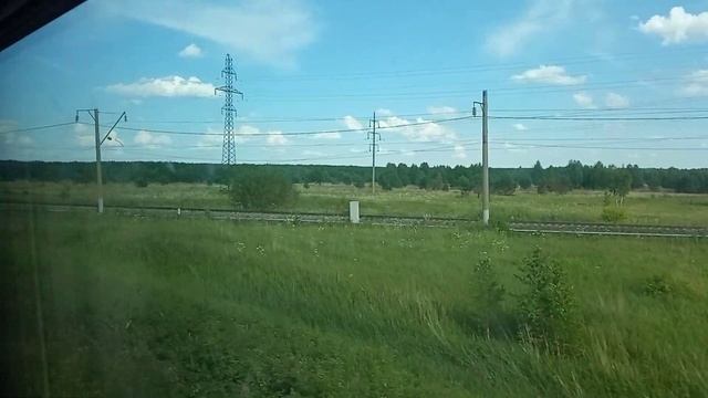 Вид на Транссиб из БАМа/Из окна поезда