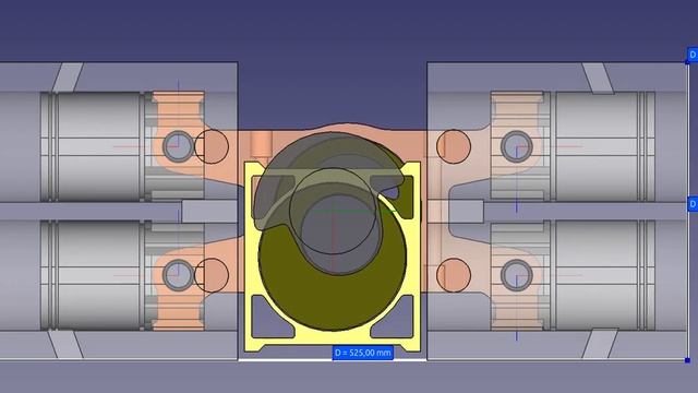 Two stroke crankless engine concept