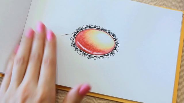 DIY  Рисую Драгоценные камни  Зентангл Gems Zentangle