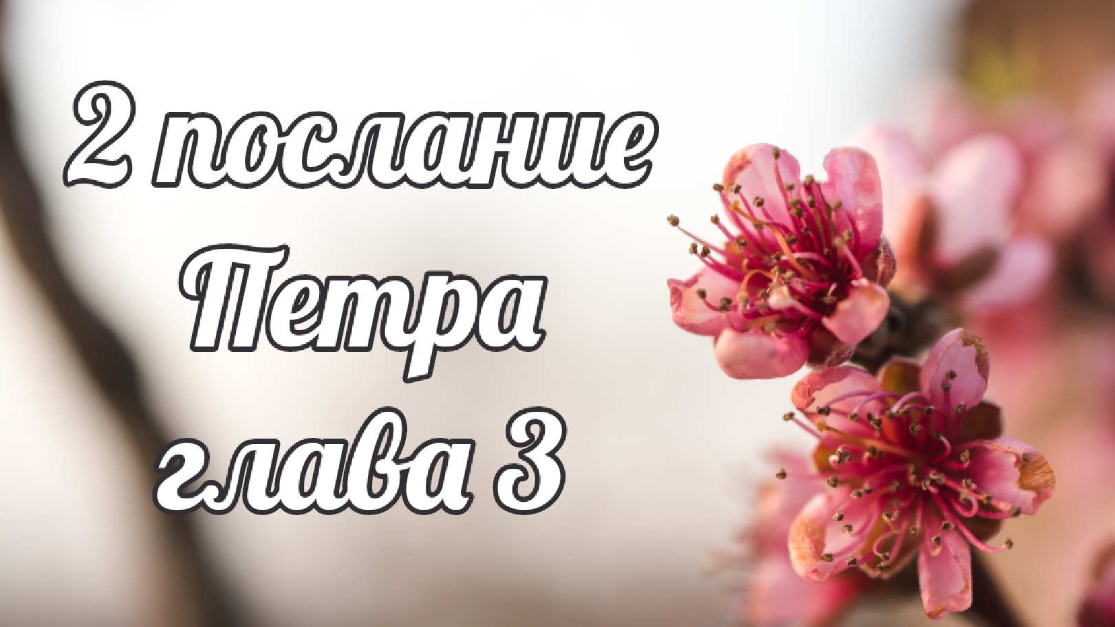 2 послание апостола Петра глава 3