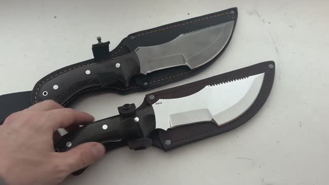 Нож ТРЕКЕР из фильма Загнанный. Tracker - брутальный нож для выживания. Суровый тесак!