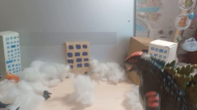 Годзилла  и Шимо против Пауказилы 2 часть