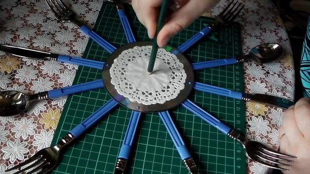 Из CD диска - часы