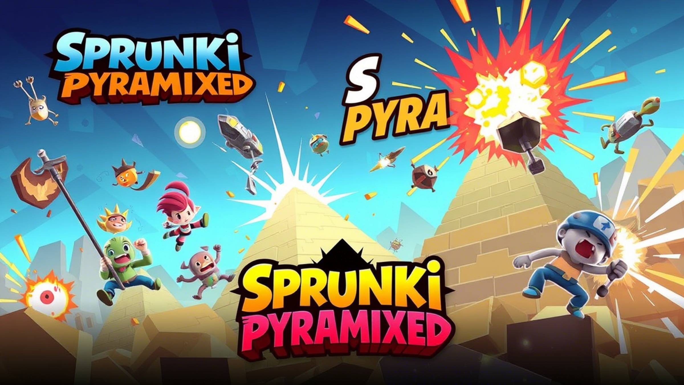 Sprunki Pyramixed – сумасшедшая пирамидальная битва! Обзор и геймплей