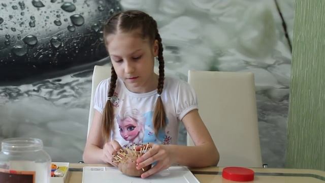 Ёжик из картошки