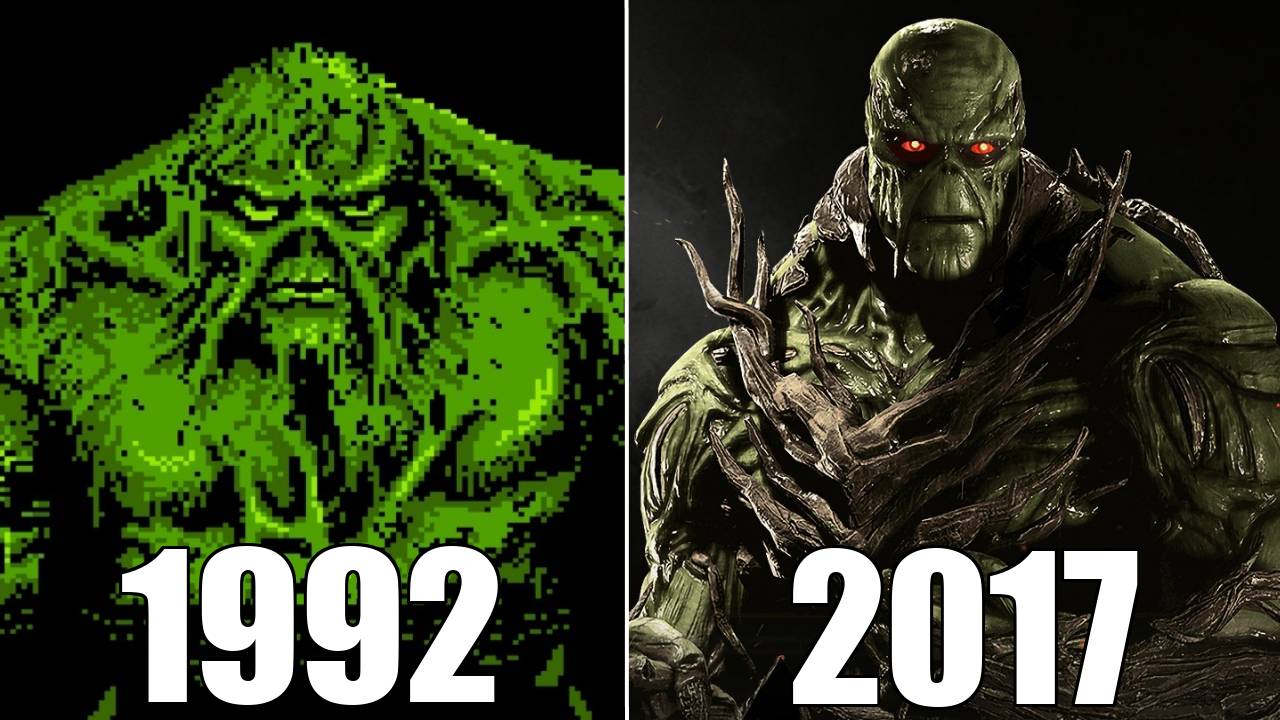 Эволюция Болотной твари в играх [1992-2017]