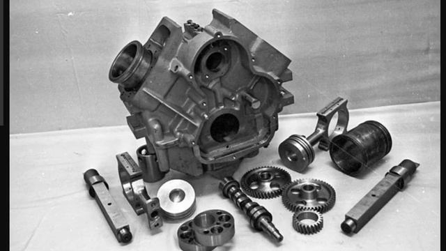 Dual eccentric design of a crankless engine. Created in the USSR, possible ZIL automotive plant.