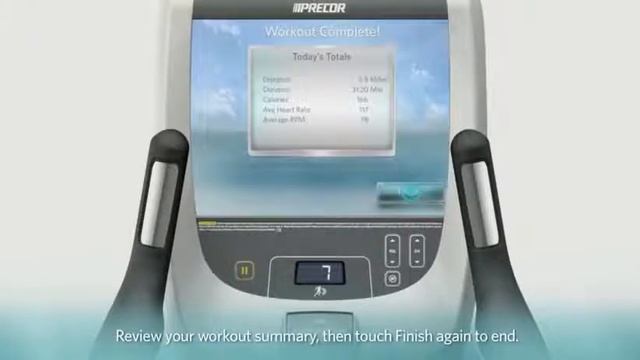 Precor UBK 885 Upright Bike Workout Guide