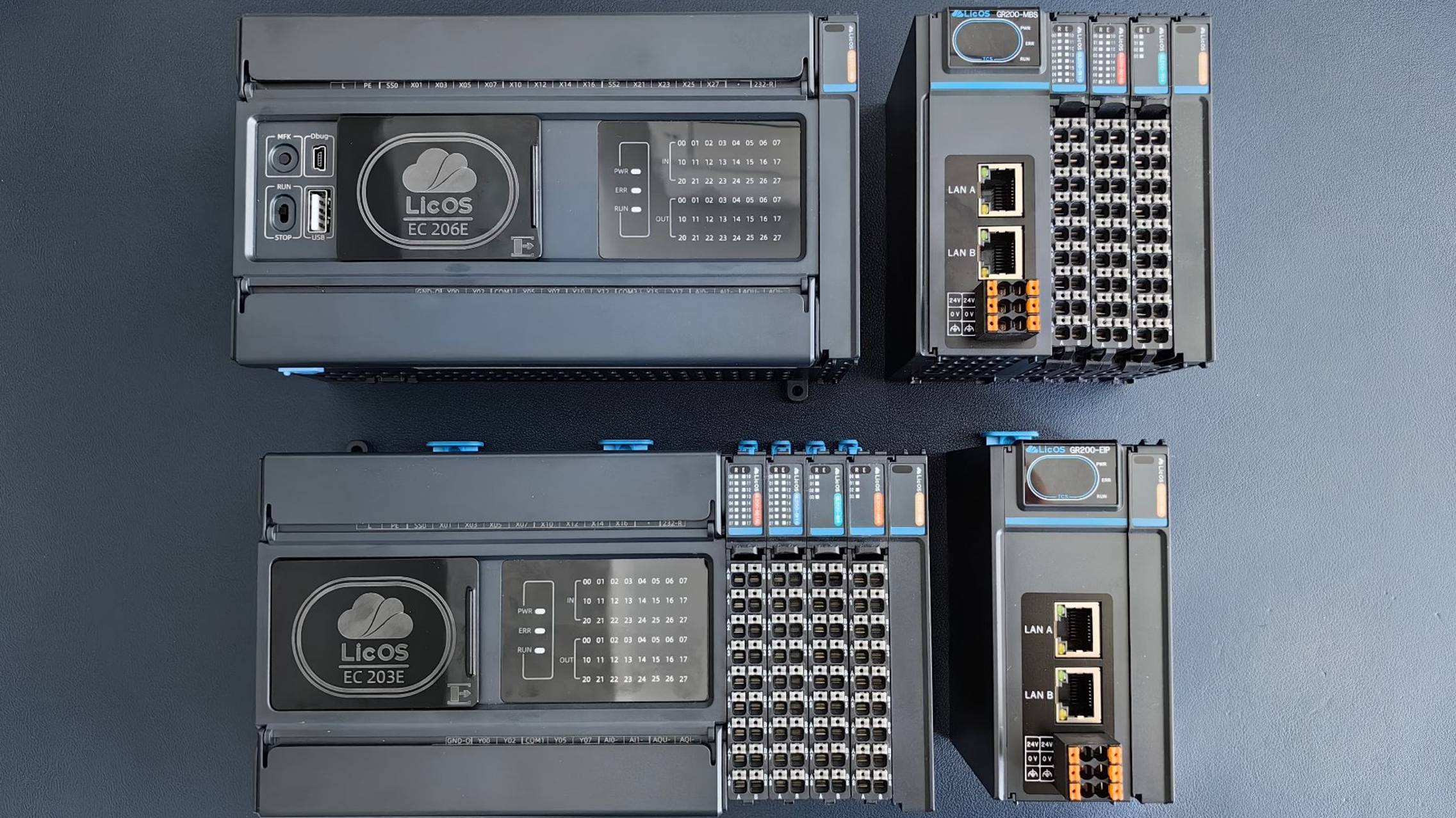 Новые ПЛК Licos EC200 и сетевые адаптеры IO Modbus TCP и EthenretIP