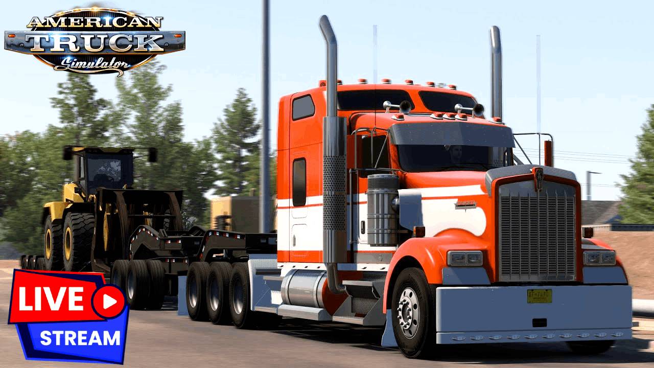 🔴 Ats 1.54, ОТКРЫТЫЙ КОНВОЙ, НА Kenworth w900