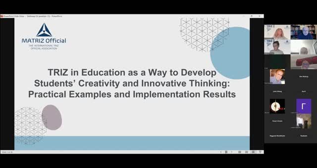 ТРИЗ в образовании как способ развития креативности и инновационного мышления учащихся