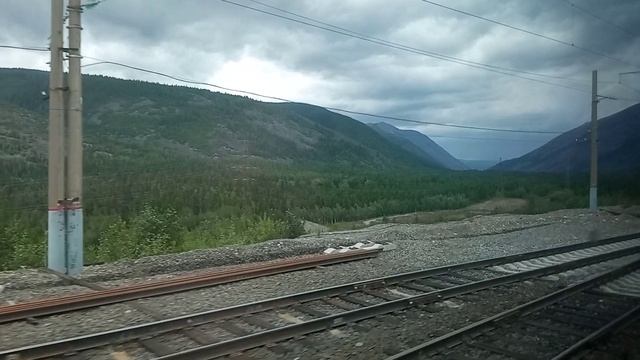 Байкальские горы/Из окна поезда/БАМ/Под стук колес