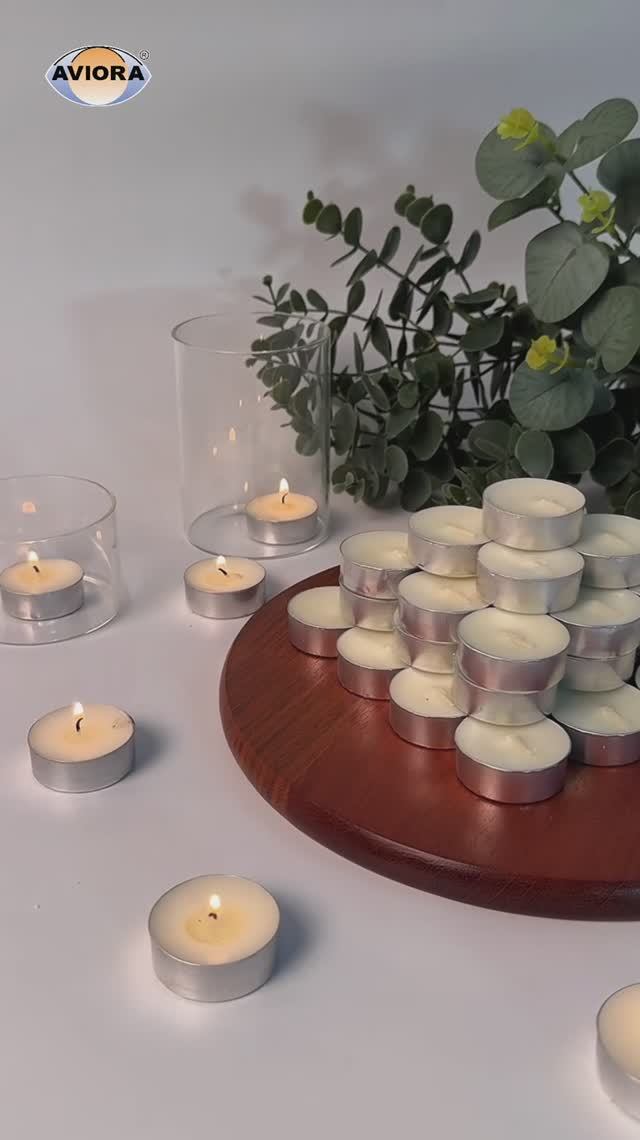 Набор чайных свечей для дома в гильзе, AVIORA