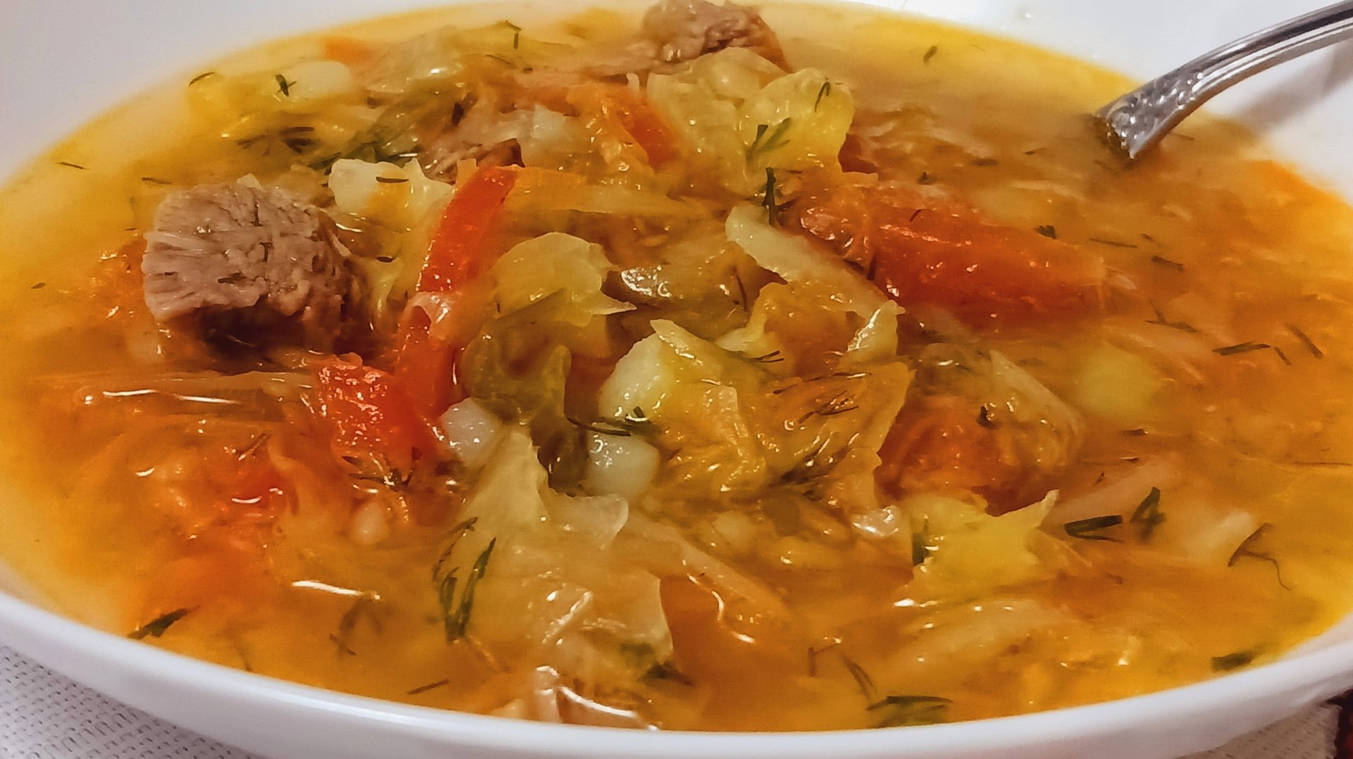 🥬 Вот как готовить ЩИ из свежей,  молодой, зеленой капусты.