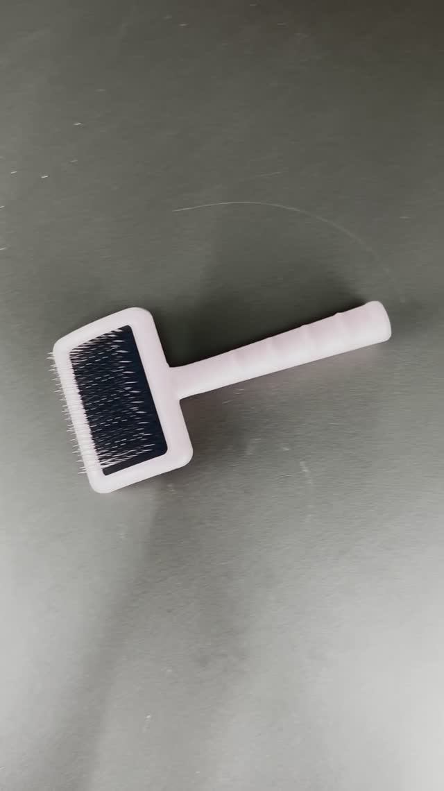 Пуходерка жесткая малая розовая