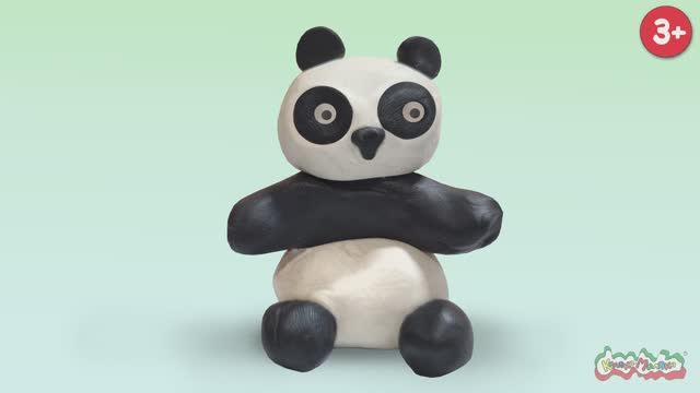 🐼 Милый мастер-класс: Панда из пластилина+ интересные факты