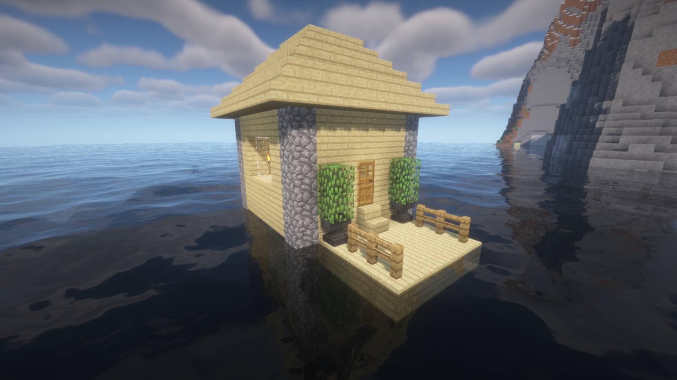 ДОМ на СВАЯХ В МАЙНКРАФТ!