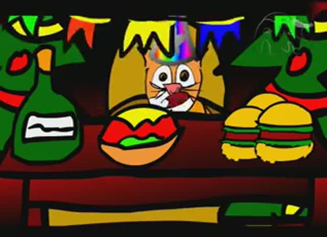 Кот Ричард. Ричард встречает новый год