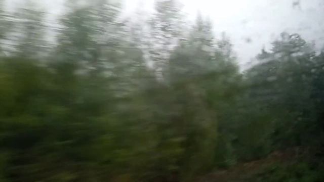 У подножья Байкальских гор в ливень/БАМ/На поезде/Стук колёс
