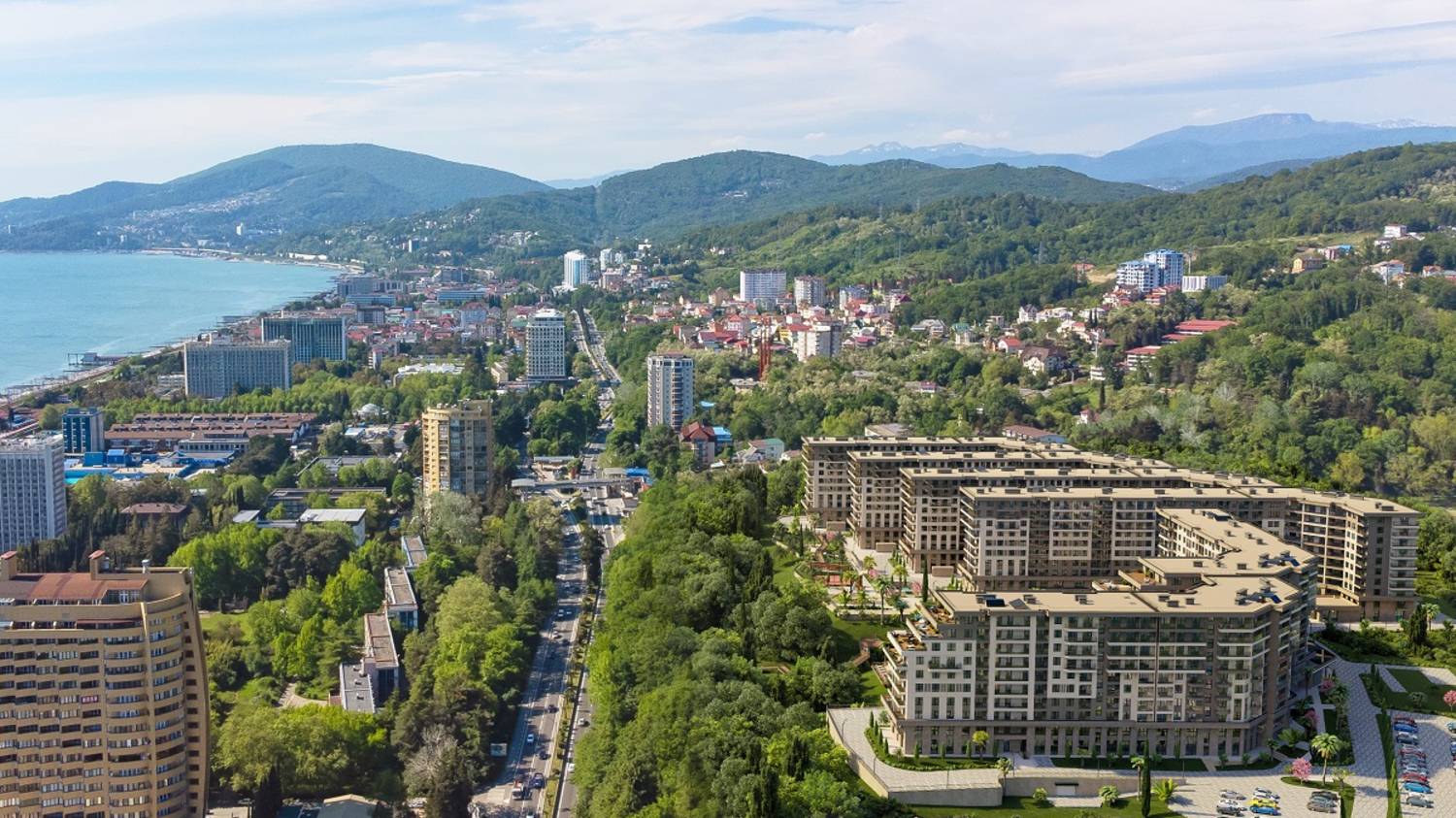 Гостиничный комплекс "Нескучный сад" в Сочи