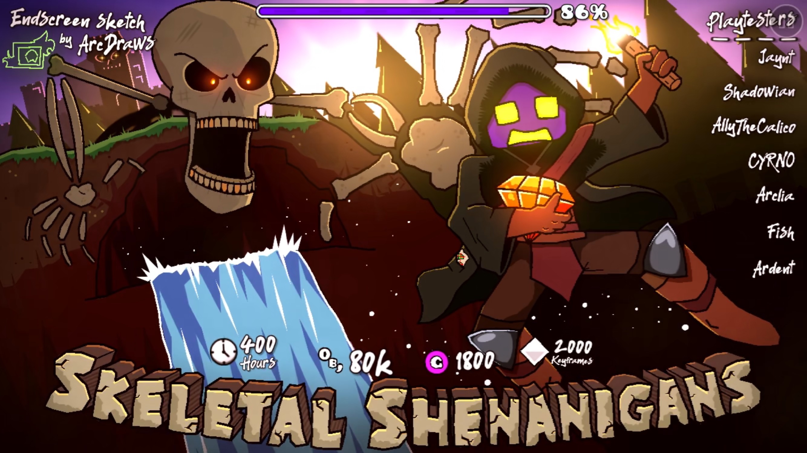 SKELETAL Shenanigans 100%/// Geometry dash 2.2