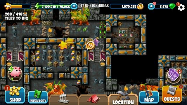 Город Каменоломня - City of Stonebreak | Гномы и Драконы | Diggy's Adventure