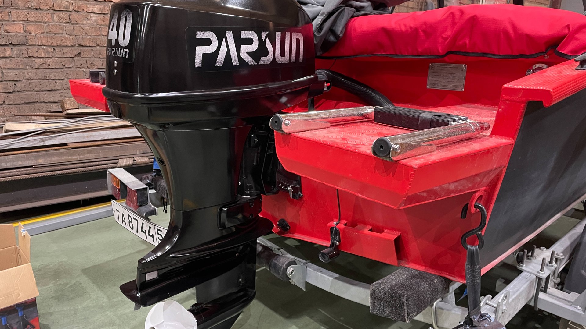 Замена масла в редукторе лодочного мотора Parsun 40