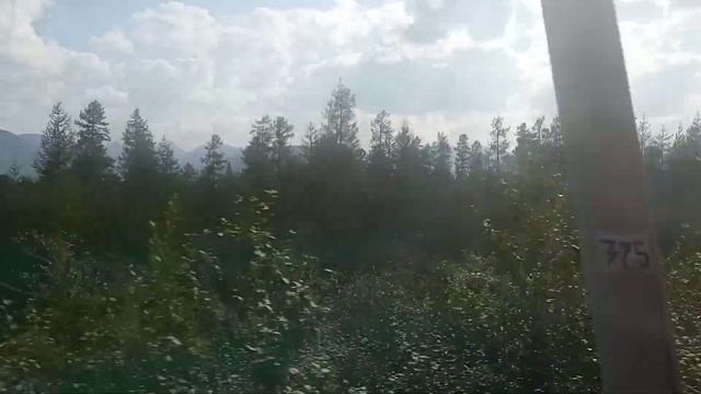 Ускорение со спуска и тормоза / Таежное горное озеро / Читканда / стук колес / БАМ