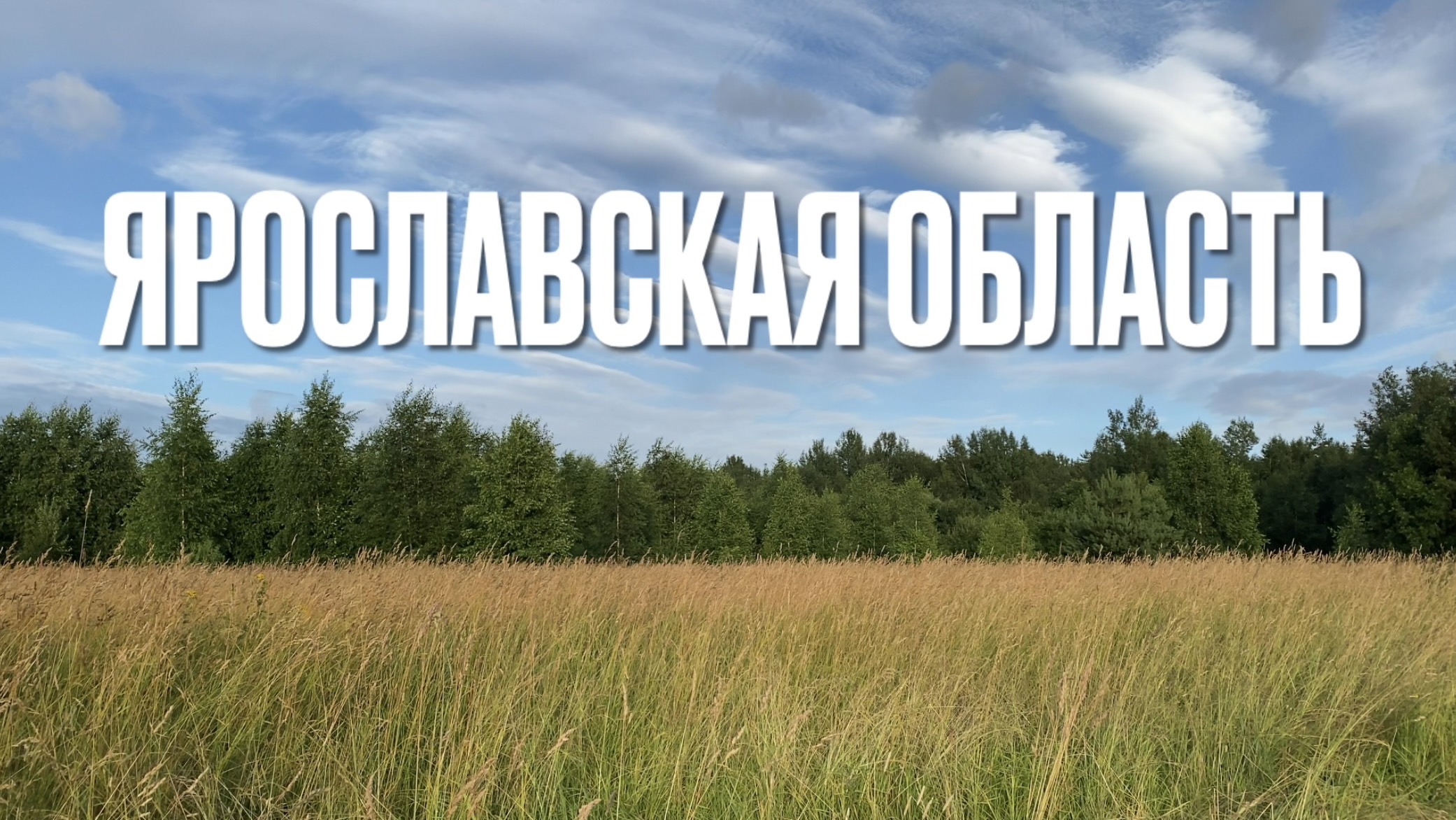 Ярославская область недалеко от Рыбинского водохранилища