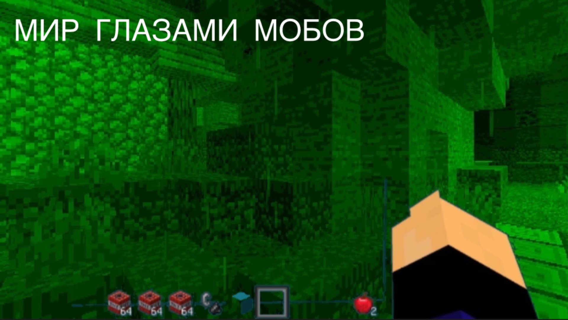 МИР ГЛАЗАМИ МОБОМ ИЗ МАЙНКРАФТА Артём|Artem Pro Minecraft