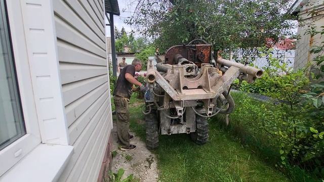 Бурение в труднодоступных местах.  Выезд с благоустроенного участка.