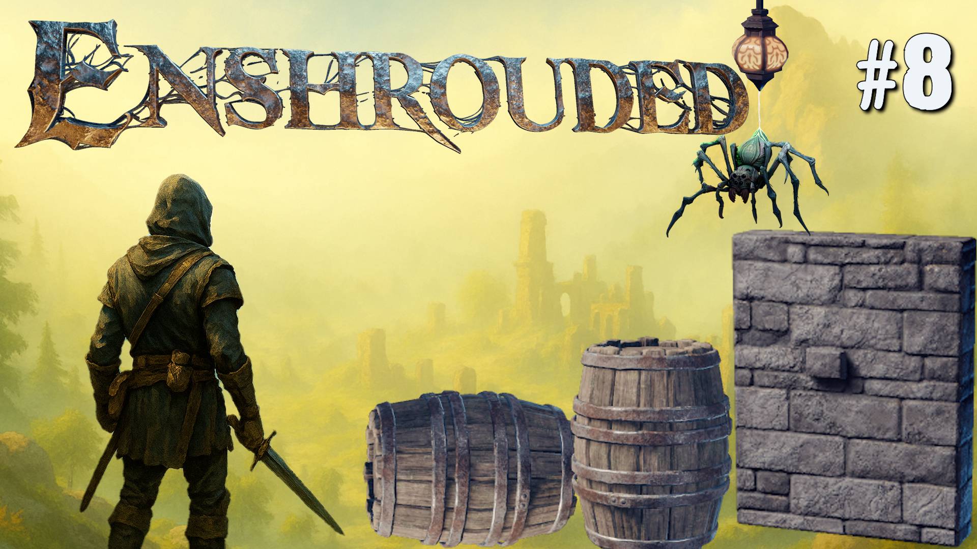 СУЕТА НА БАЗЕ: ПЛАНИРОВКА ВТОРОГО ЭТАЖА, КОПАЕМ ПОДВАЛ ENSHROUDED. №8