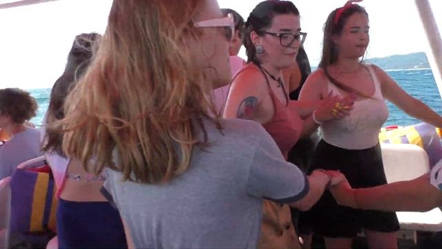 На кораблике. Выездные тренинги. Экспедиция - 2018