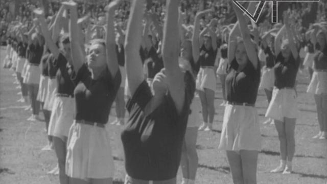 Физкультурный праздник в День ВМФ СССР (1947 год). РГАКФД