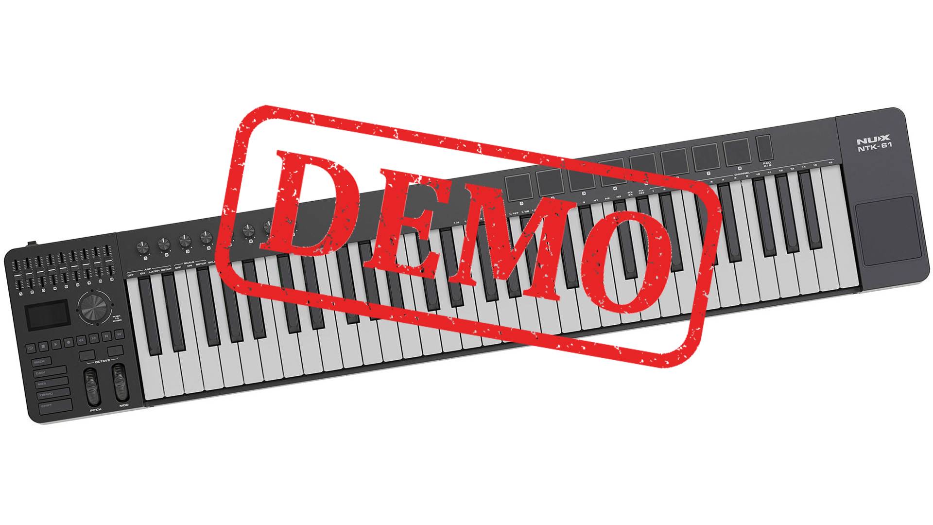 MIDI-клавиатура NUX NTK - краткая демонстрация звучания